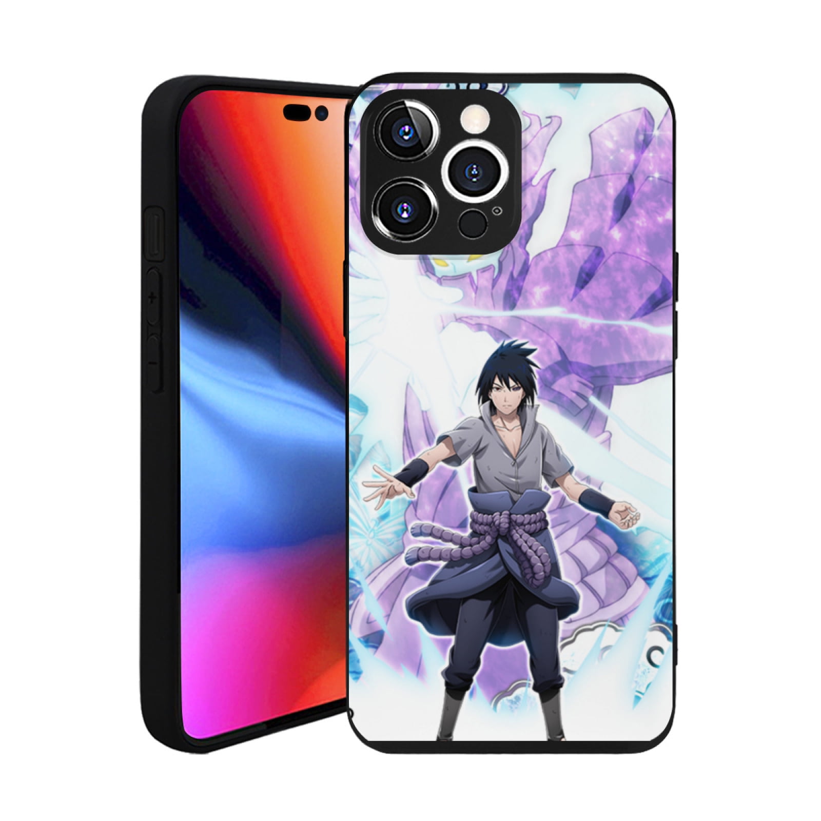 Black Phone Case Cover Sasuke Uchiha Susanoo Anime Compatible for ...