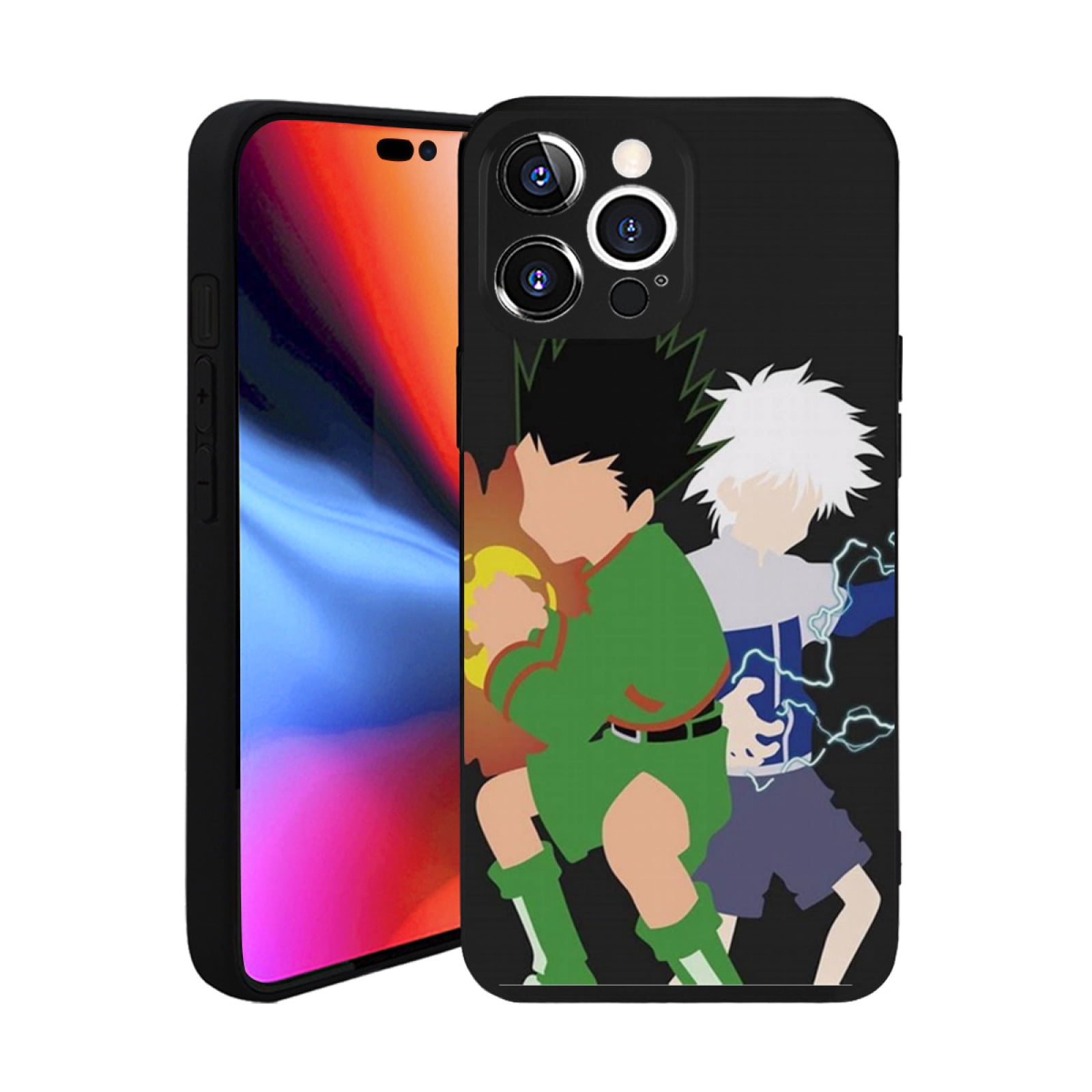 Black Phone Case Hunter x Hunter Compatible for iPhone 15 Pro Case ...