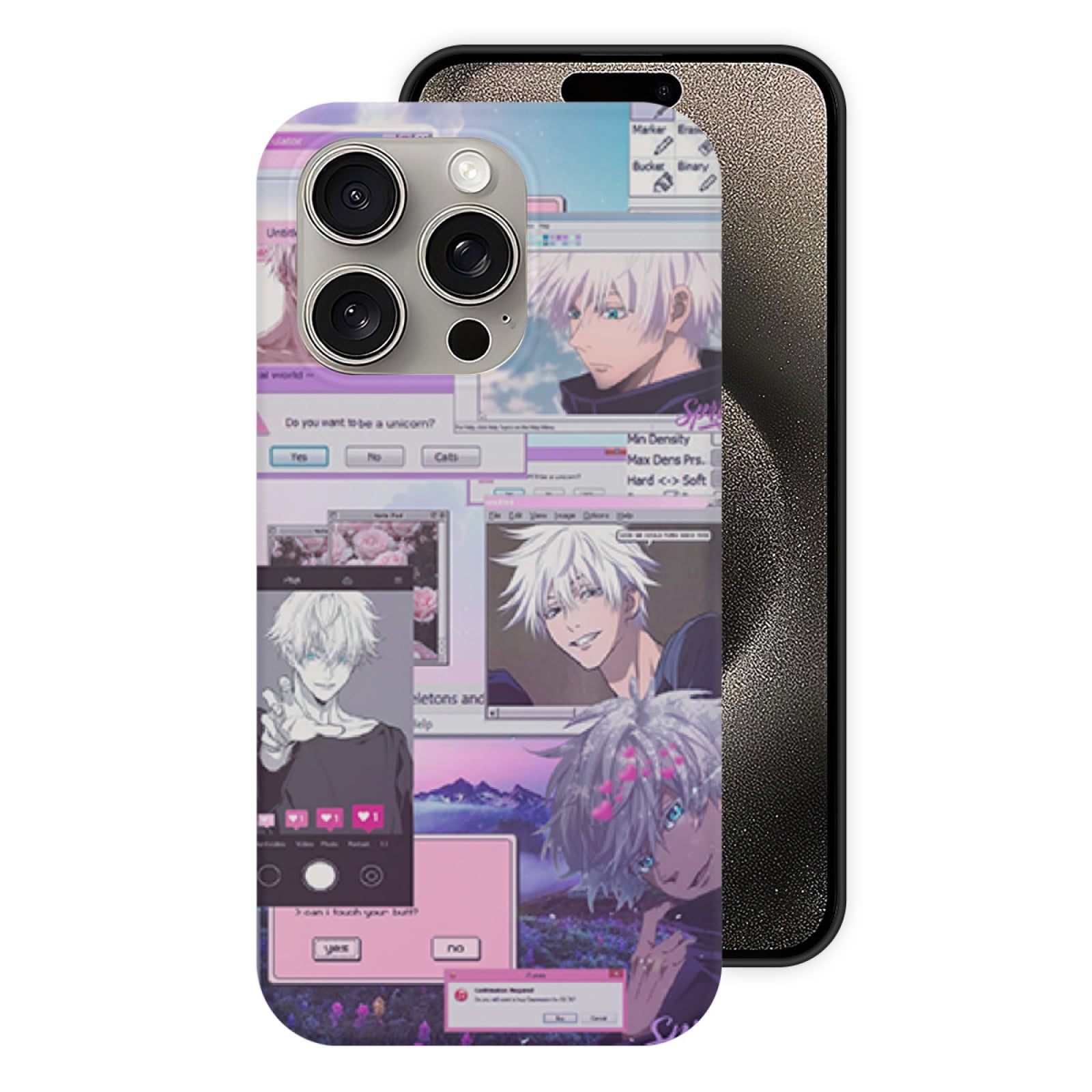 Black Phone Case Toji Fushiguro Jujutsu Kaisen for iPhone Se 2020/8/7 ...