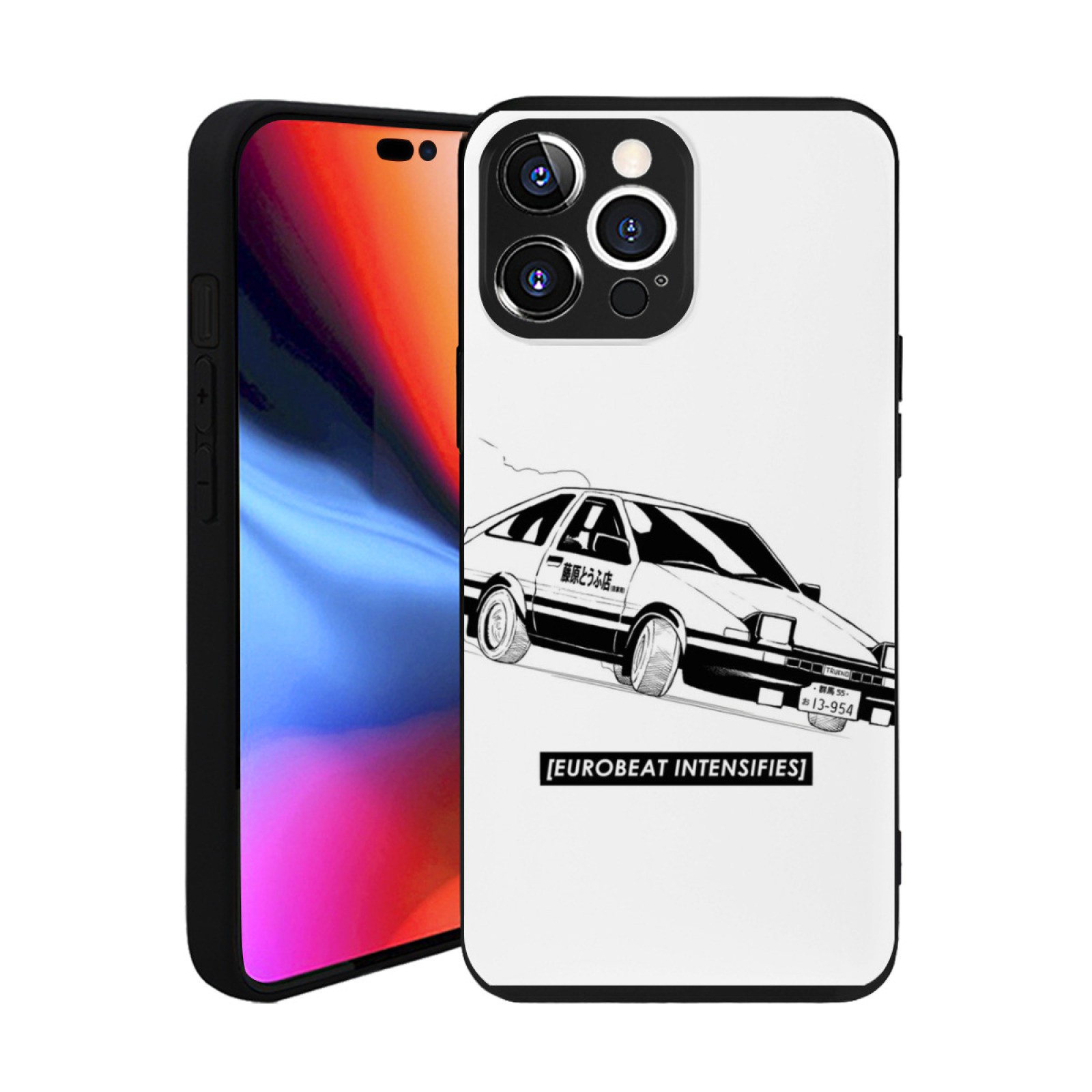 Black Phone Eurobeat Intensifies Ae86 Kansei Dorifto Initial D Car ...