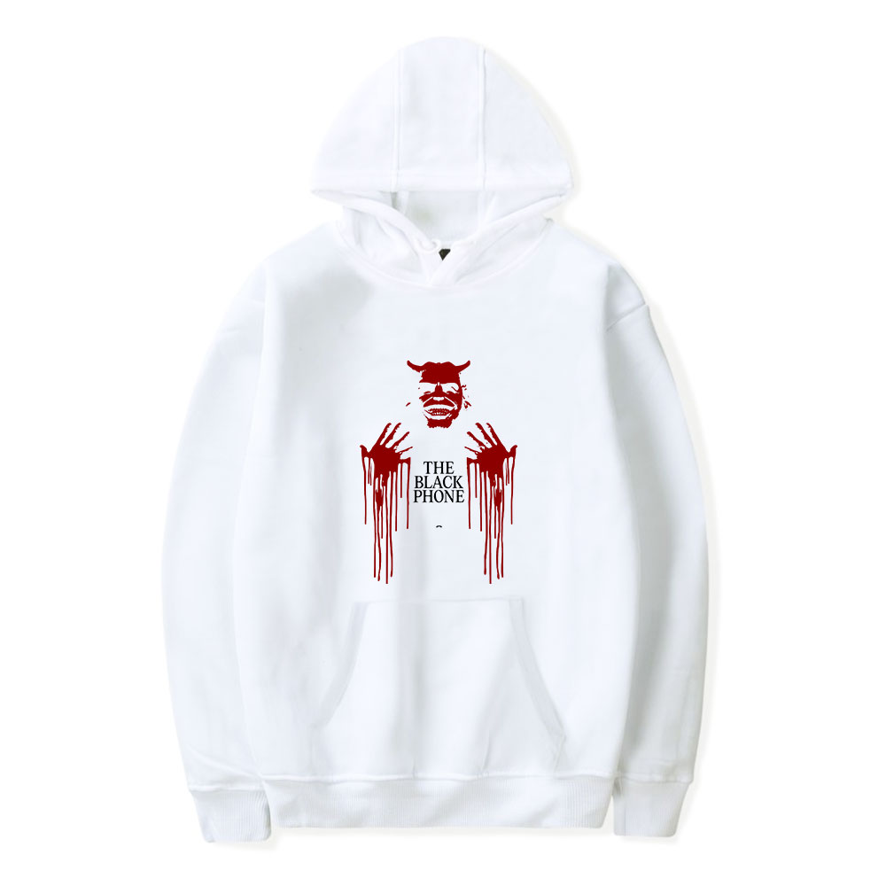 Black Phone Movie Merch Horror Graphic Printed Character Hoodie Long ...