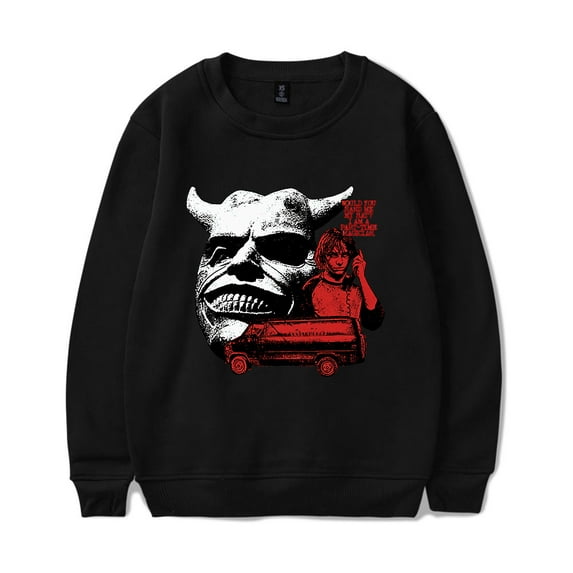 Black Phone Movie Merch Horror Mask Character Magician Crewneck ...