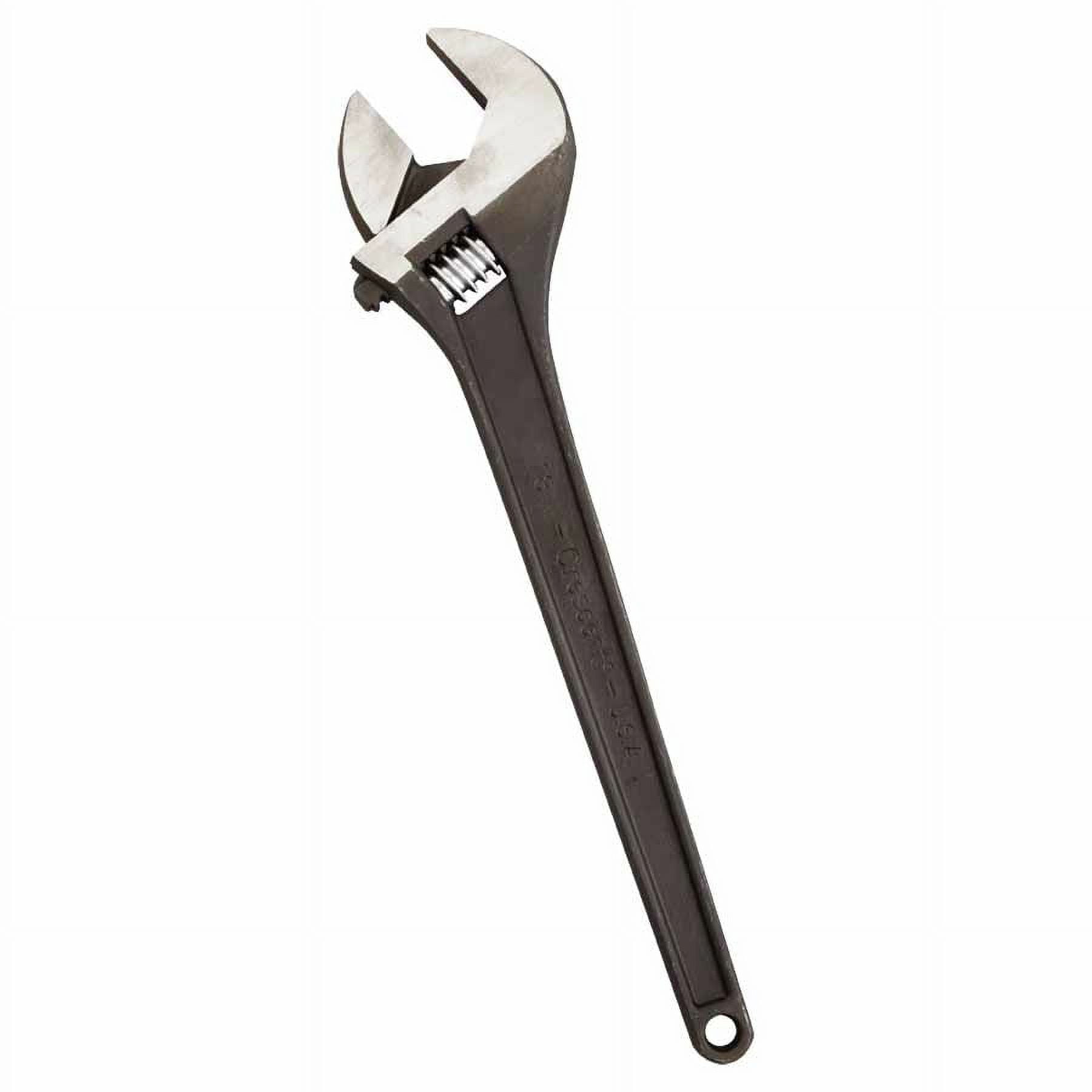 Black Phosphate Adjustable Wrenches, 18 in Long, 2 1/16 in Opening ...