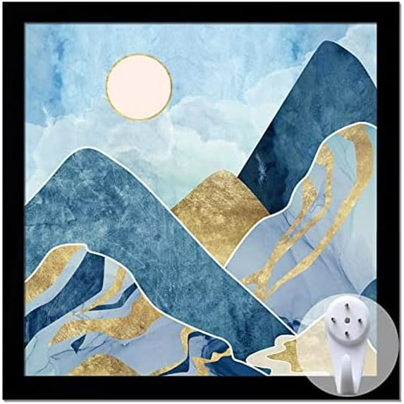 Black Picture Frame, 16x16 Picture Frame for Square Photo Poster Canvas ...