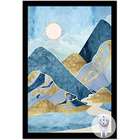 Black Picture Frame, 16x24 Picture Frame for Photo Poster Canvas ...