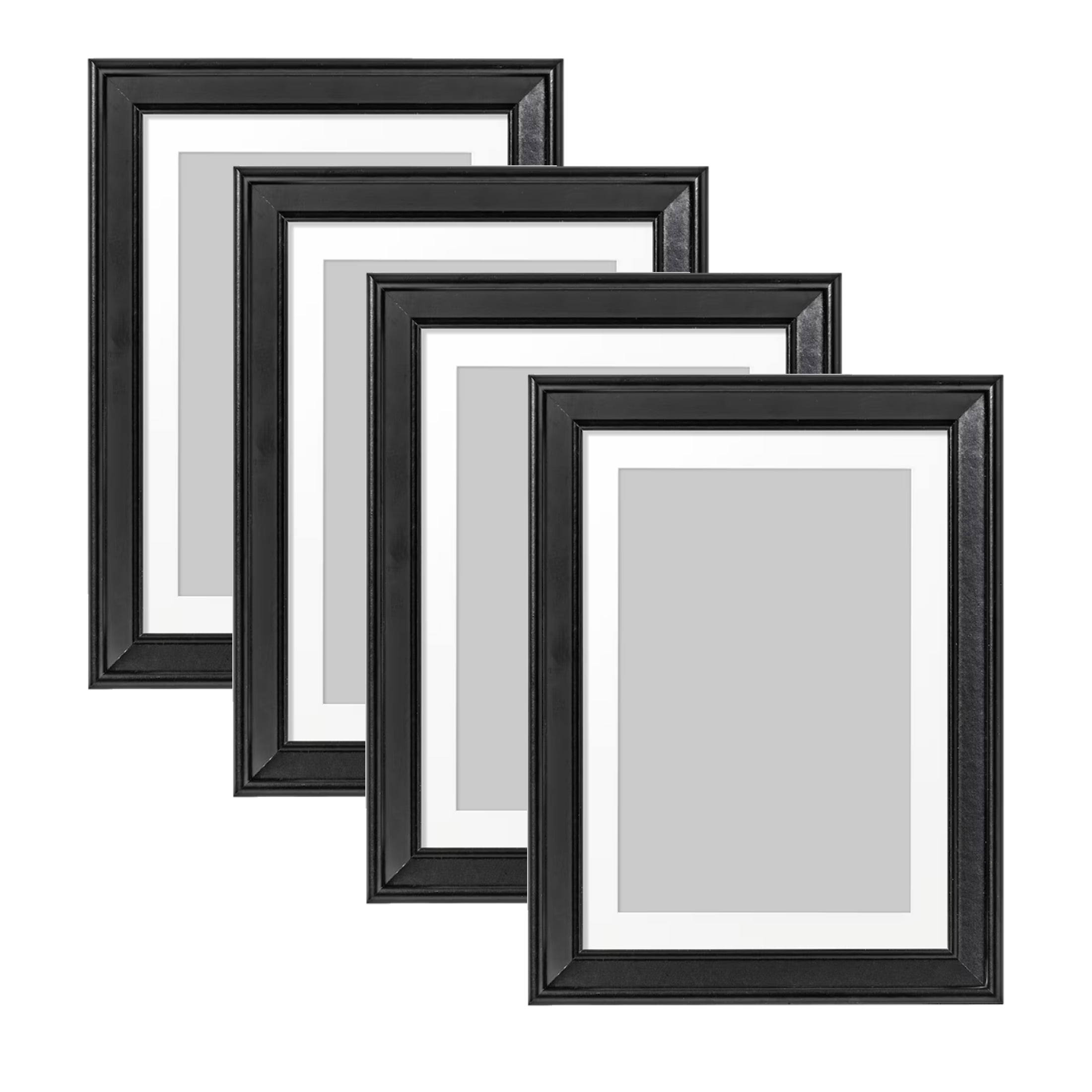 Black Picture Frame 4 Pack, Frame, 5x7 inch Photo Frames - Ideal for ...