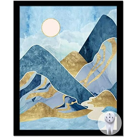 Black Picture Frame, 8x10 Picture Frame for Photo Poster Canvas ...