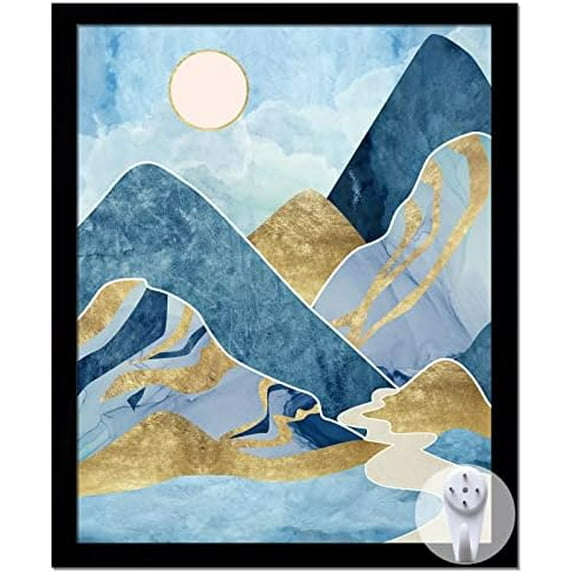 Black Picture Frame, 9x11 Picture Frame for Photo Poster Canvas ...