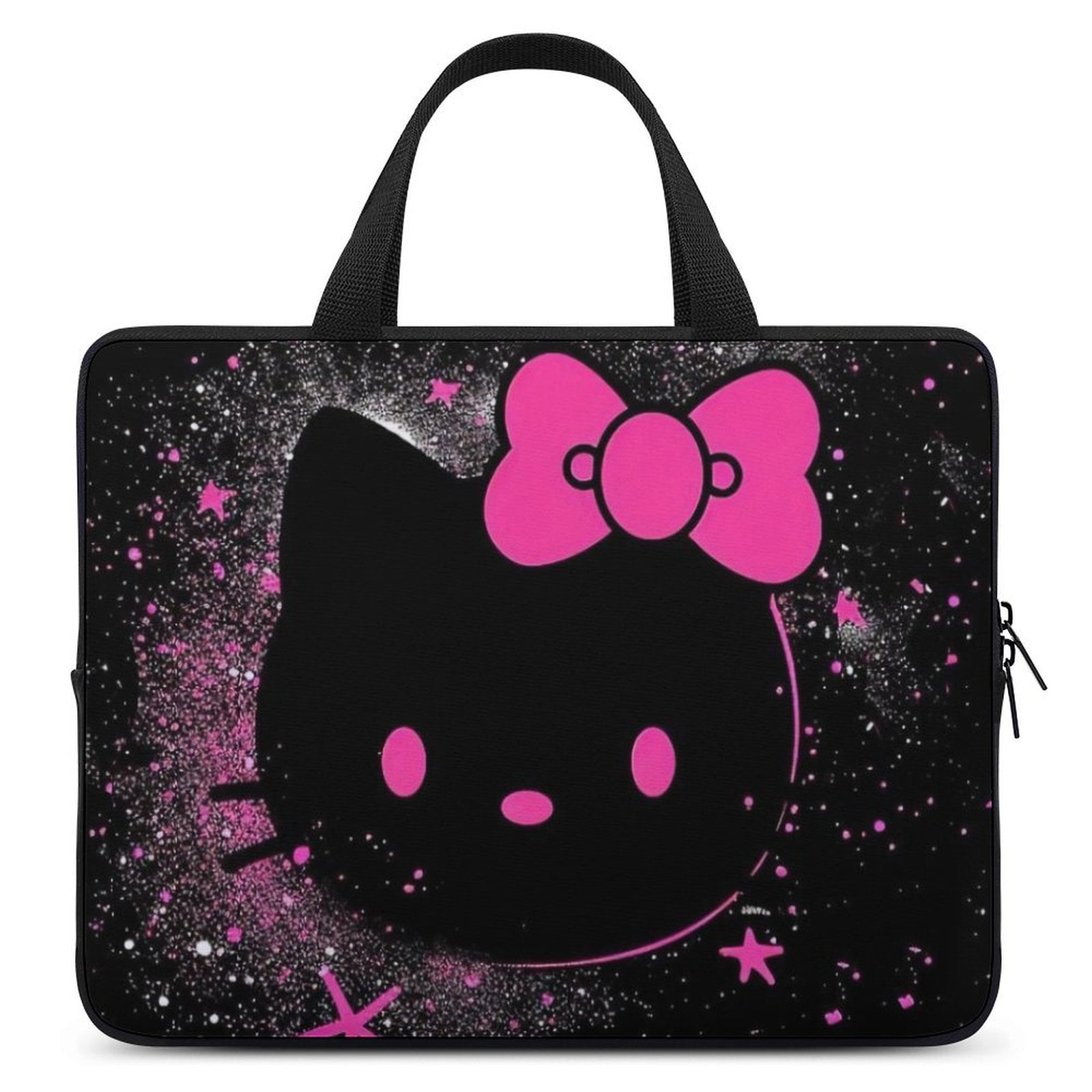 Black Pink Hello Kitty Laptop Bag,Laptop Bag for Women Men,Briefcase ...