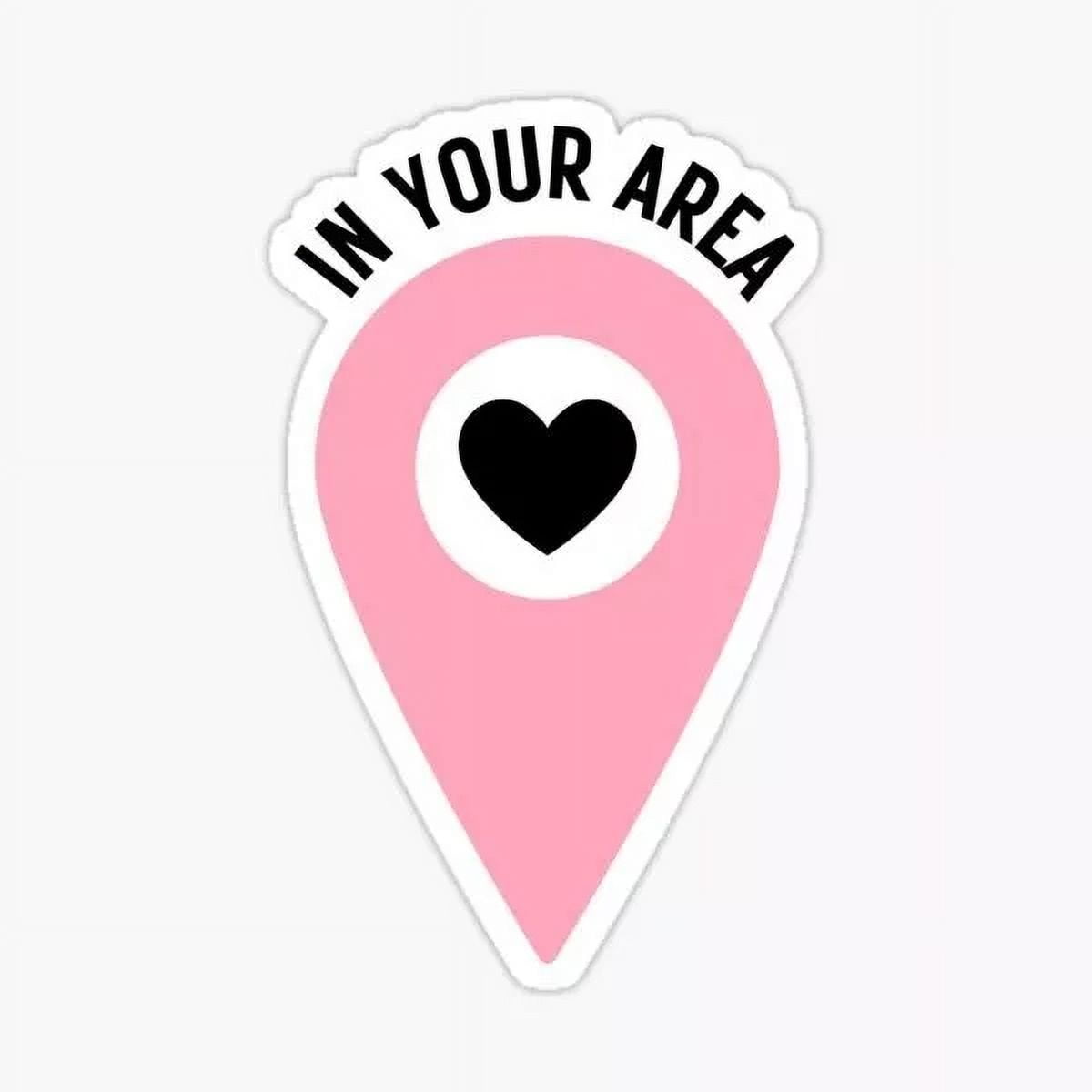 Black Pink Location In Your Area Pinpoint Map Fun Concert Sticker Phone ...