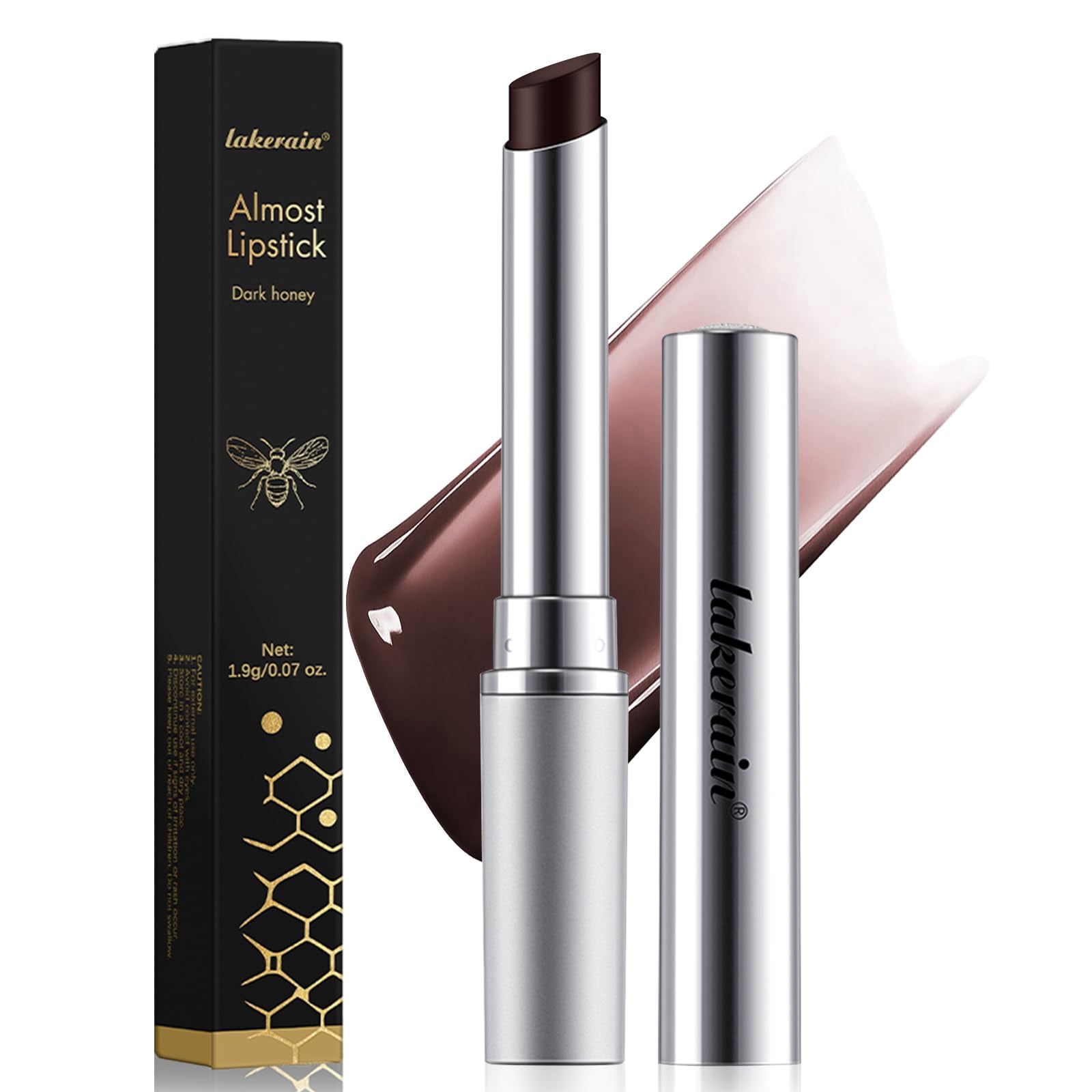 Black & Pink Sheer Tinted Lip Balm - Hydrating Honey Almost Lipstick ...
