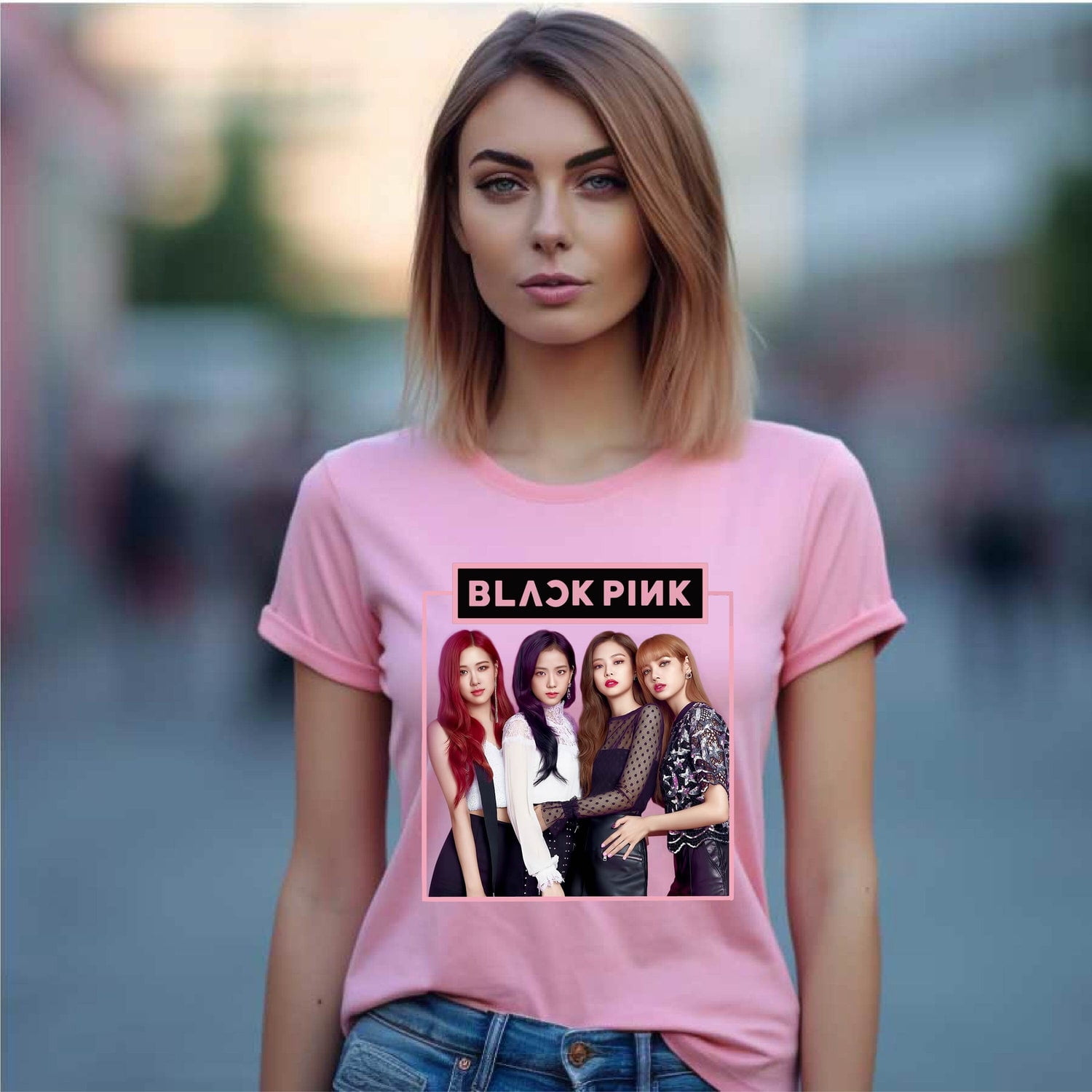 Black Pink Shirt, Born Pink shirt, Kpop Fan Tee, Kpop Merch Shirt ...