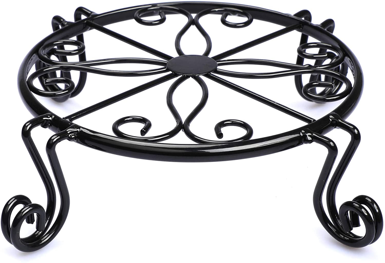 Black Plant Stand for Flower Pot Heavy Duty Potted Holder Indoor ...
