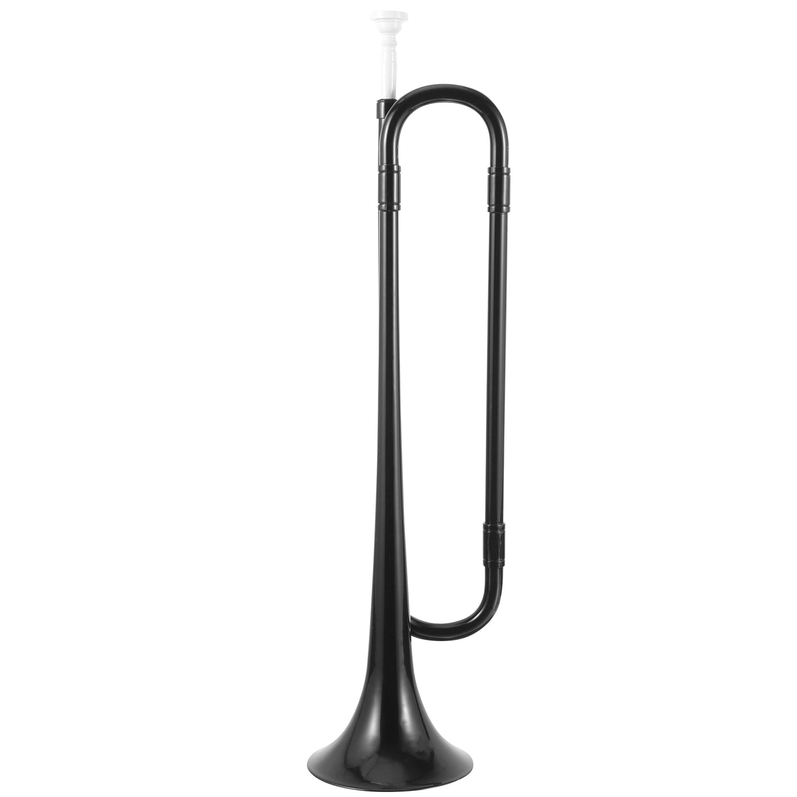 Eease Black Plastic Bugle Trumpet with Mouthpiece for School Band and ...