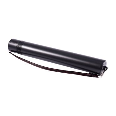 Drawing Poster Tube, Telescoping, Plastic, Waterproof, Light, Black ...