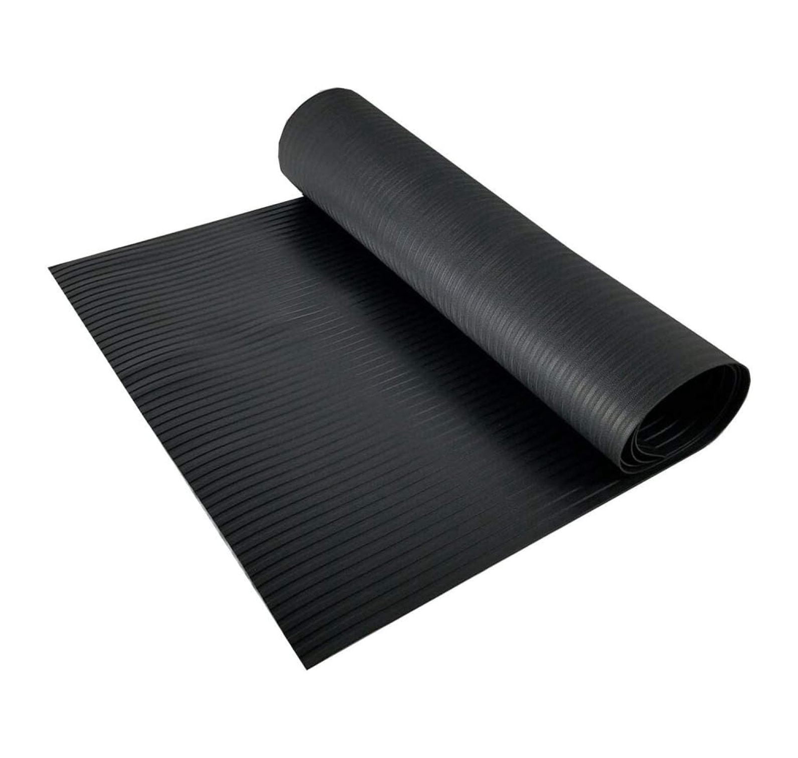 - Black Plastic Floor Runner/Protector - Embossed Wide Rib Pattern, (27 ...