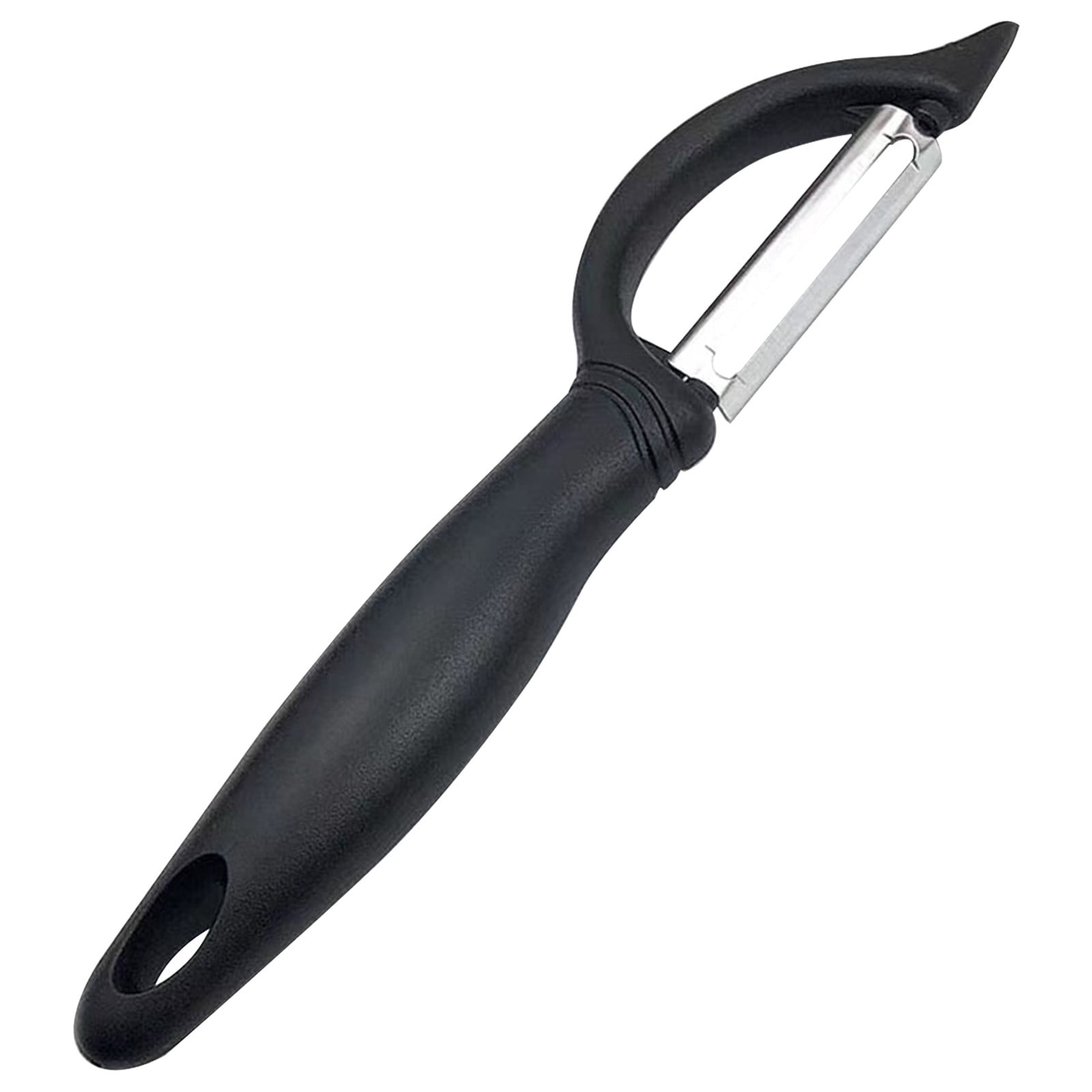 Black Plastic Fruit Peeler, Stainless Steel Blade Vegetable Scraper ...