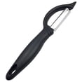 Black Plastic Fruit Peeler, Stainless Steel Blade Vegetable Scraper ...