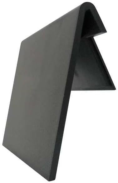 Black Plastic Label Holder, 4 in L, 2 /4 in W, 24 PK - Walmart.com