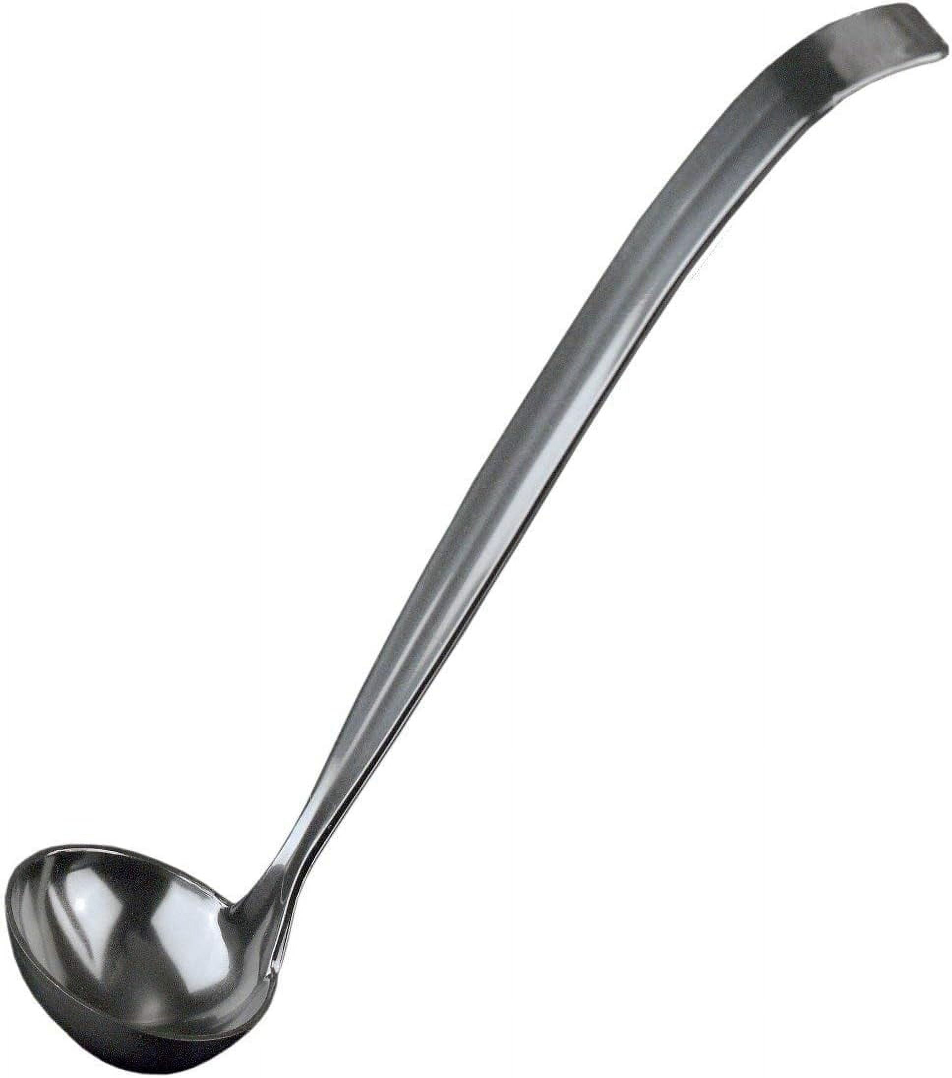 Black Plastic Ladle 2 oz Ladles Punch Bowl Soup Salad Dressing Gravy ...
