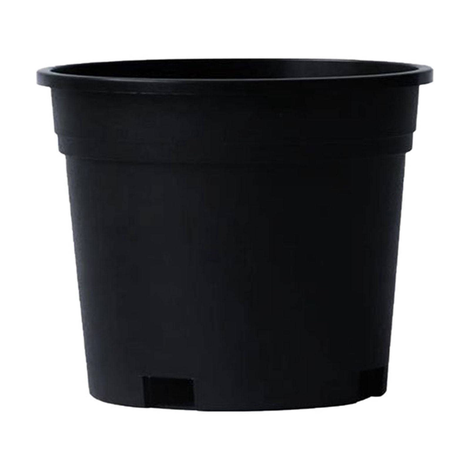 Black Nursery Pots 7 Gallon, Thick Planters with Drainage Holes for ...
