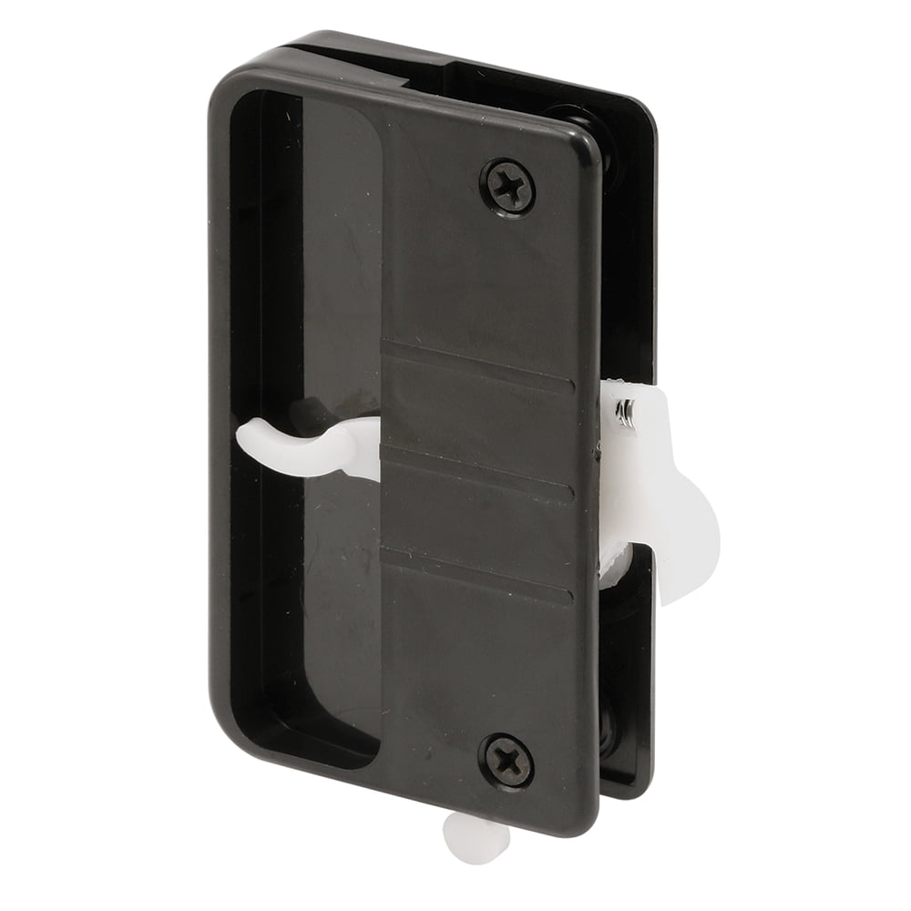 Black Plastic Screen Door Latch and Pull with Security Lock, Anjac ...
