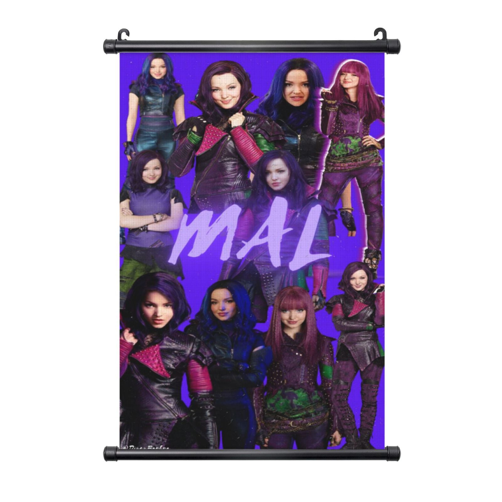 Black Plastic Shaft Hanging Poster Descendants Wall Poster Art Painting ...