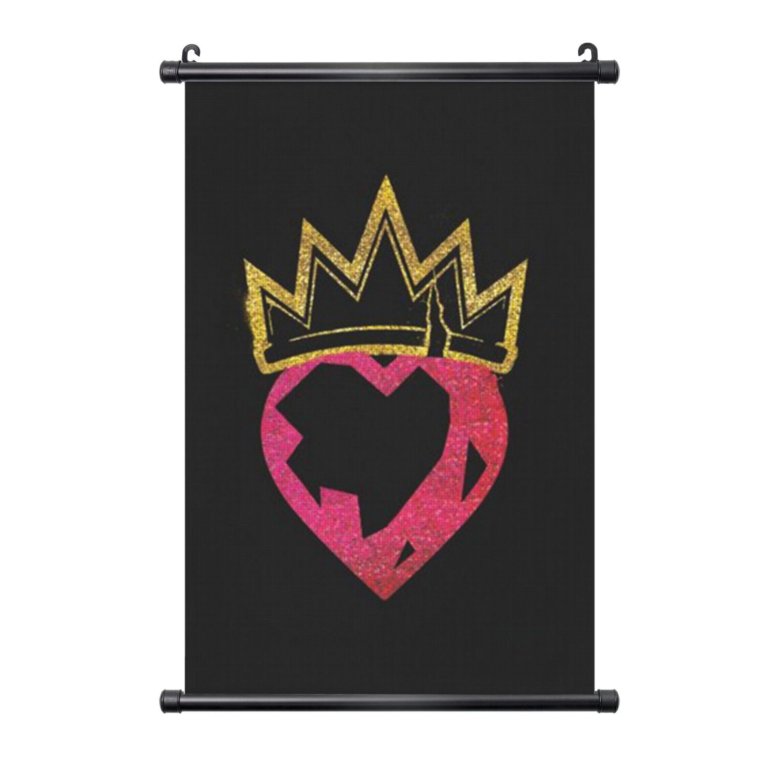Black Plastic Shaft Hanging Poster Descendants Wall Poster Art Painting ...