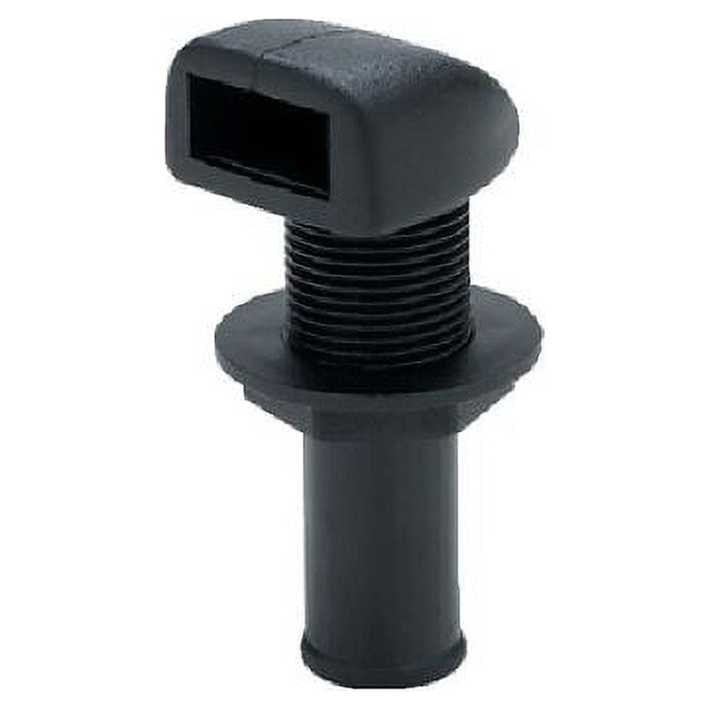 Black Plastic Straight Thru Hull Fuel Tank Vent for Boats - 5/8 Inch ...