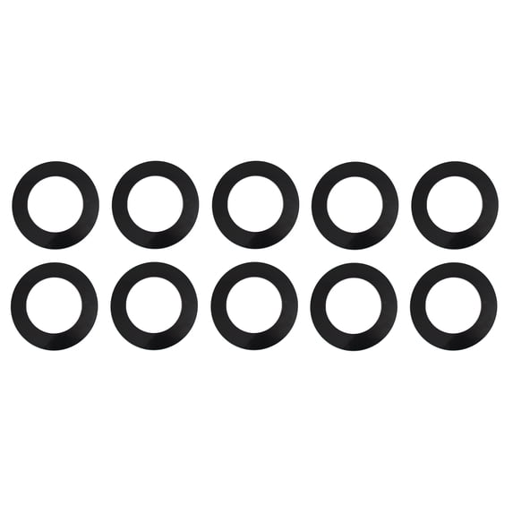 Black Plastic Trim Ring 8" Recessed Light Ring For Can Lights - 10 pack ...