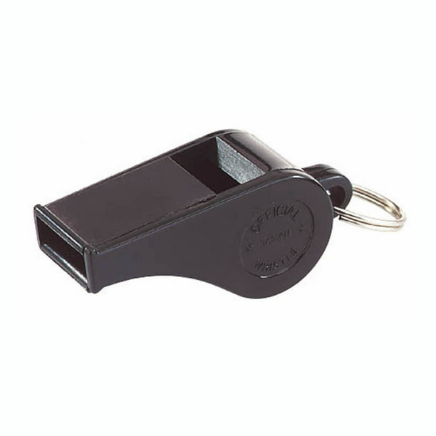 Black Plastic Whistles, 12 Per Pack, 3 Packs - Walmart.com
