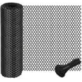 Garden Fence Black Plastic Wire Mesh Fence - 15.7IN X 10FT Roll ...