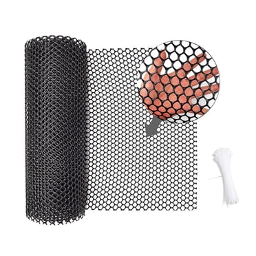 Boen - Plastic Hex Chicken Wire Mesh Temporary Fence Roll (2' x 25 ...