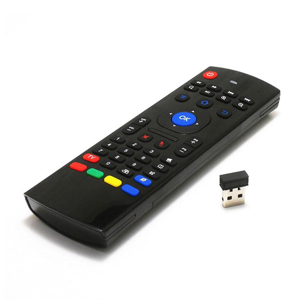 Black Plastic and Silicone Remote Control with Precision Mouse Function ...