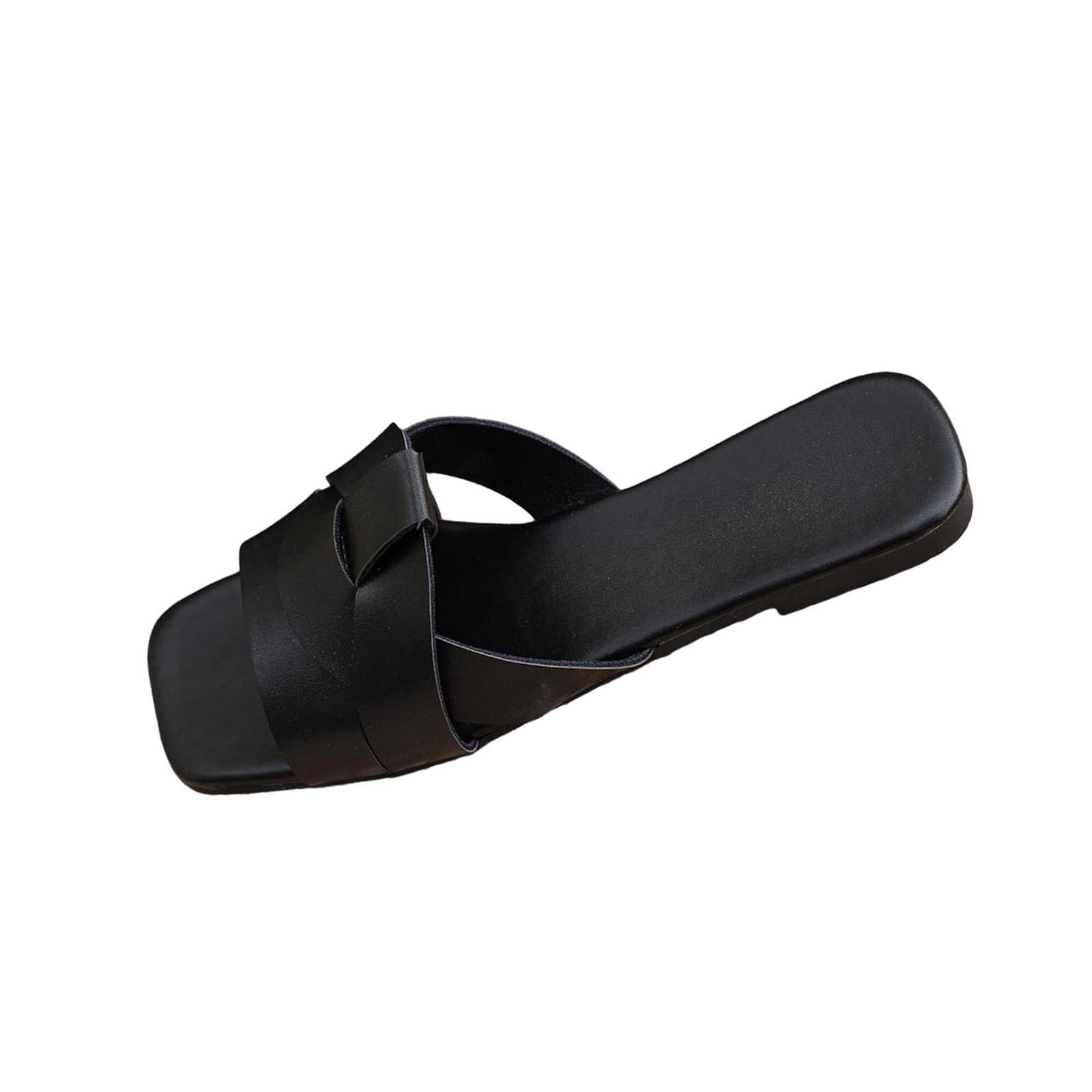 Black Plus Size Womens Fashionable Casual Indoor Outdoor Versatile ...