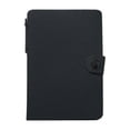 Black Pocket Notebook with Pen and Sticky Notes, Small Journal with ...