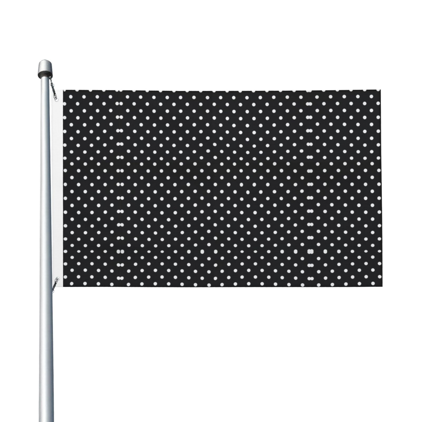 Black Polka Dot Flag Flag 3x5ft Double-Sided Printing Indoor/Outdoor ...