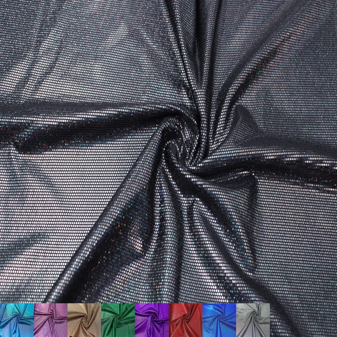 Black Poly Spandex on Disco Fabric, DIY Projects by the Yard ...