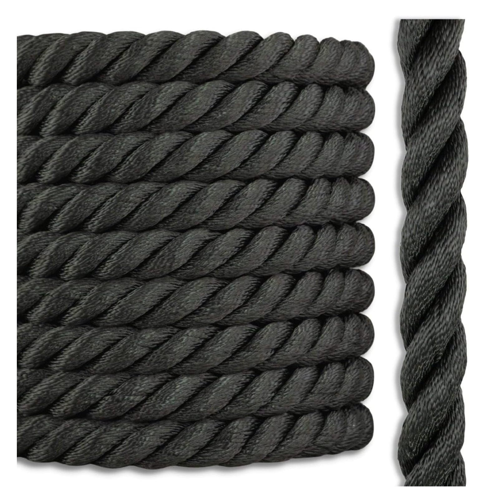 Black Polyester Combo Rope | Outdoor Rope | Deck Rope Railing | Black ...