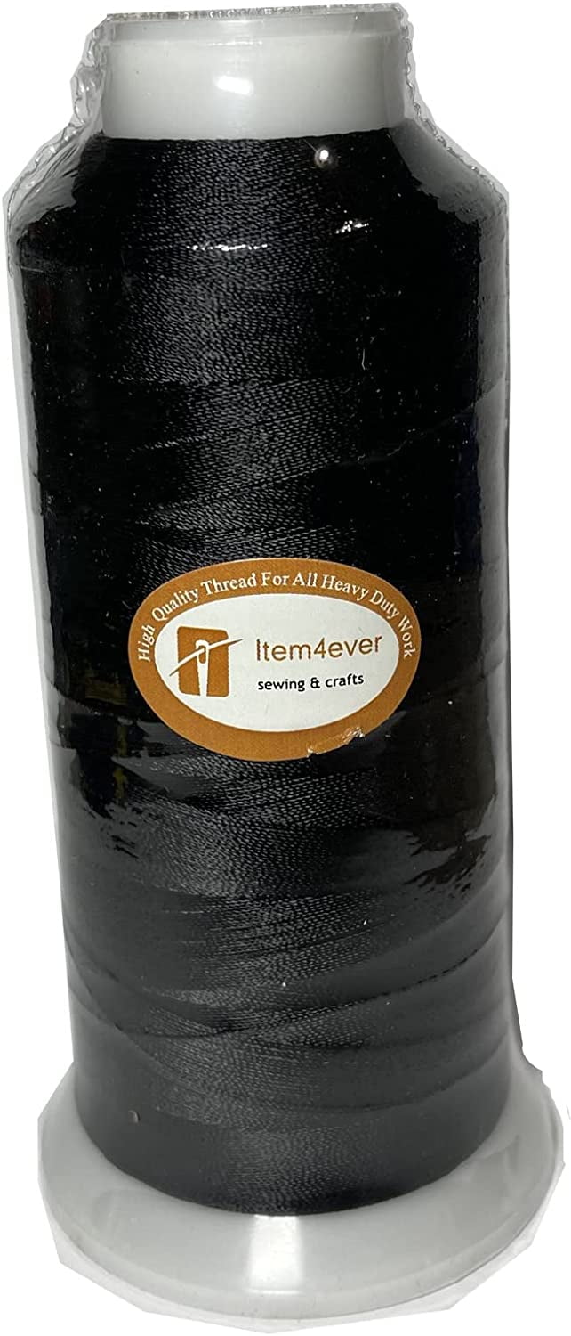 Black Polyester Sewing Thread v 69 T70 210D/3 for Upholstery, quilting ...
