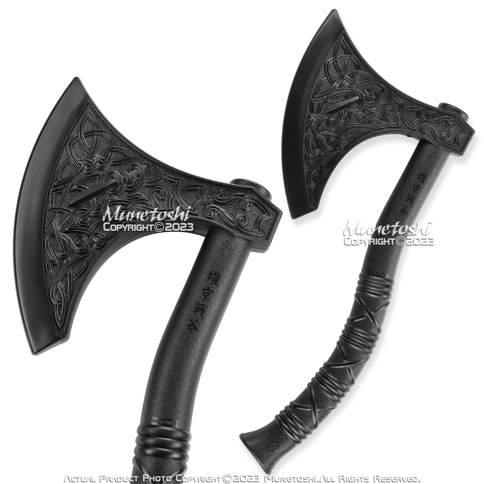Black Polypropylene Axes Assassin Viking Tomahawk Theater Cosplay 78 - Walmart.com