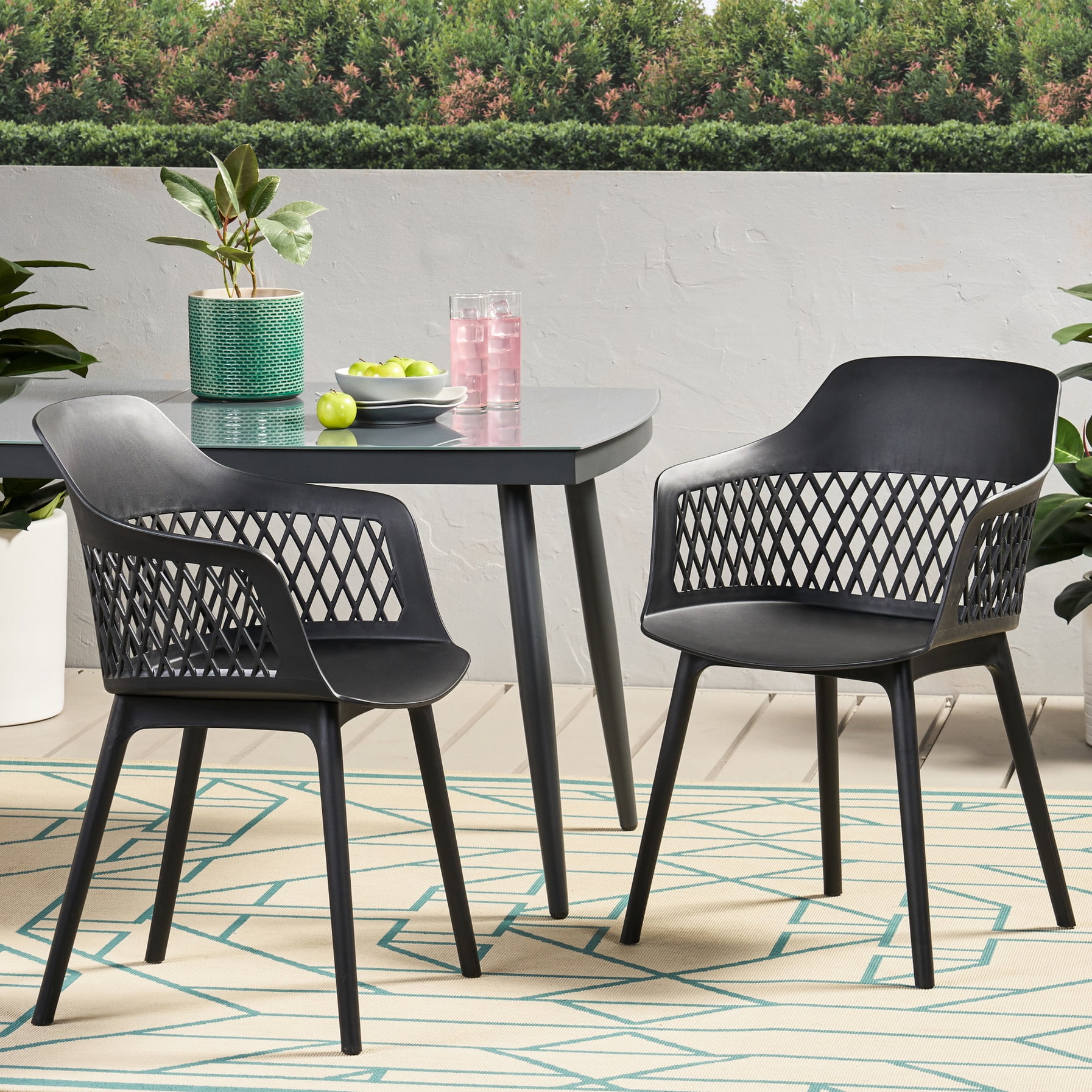 Black Polypropylene Structure - Durable & Modern - Outdoor Terrace ...