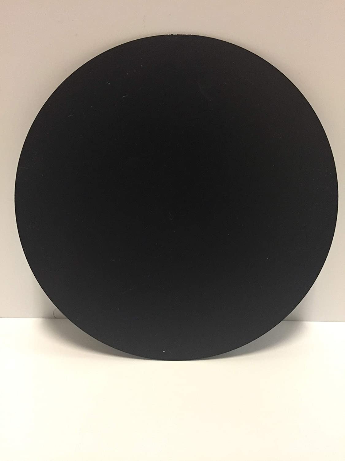 Black Polystyrene Circle 0.020" Thick - Pick Your Diameter (6 Inch 10 ...