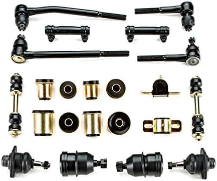 Black Polyurethane Front End Suspension Rebuild Kit Compatible with ...