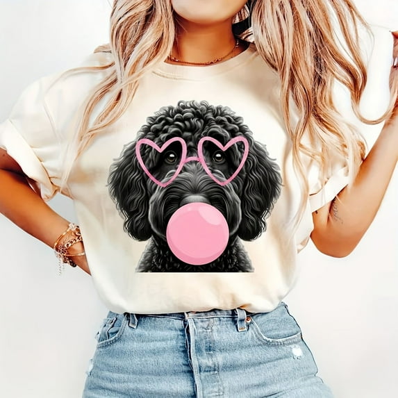 Black Poodle Dog, Cuy Black Dog, Dog Blowing Bubble D, Vaines Day ...