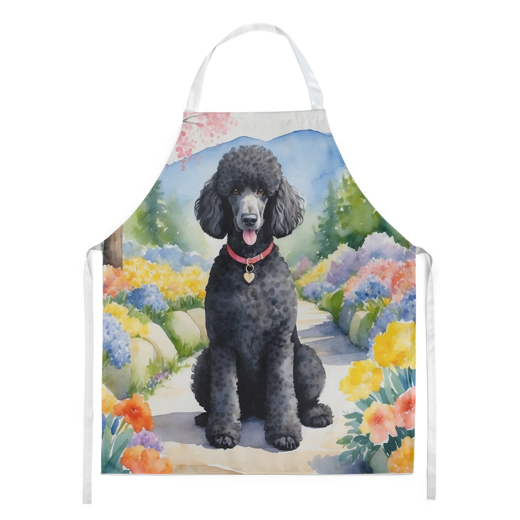 Black Poodle Spring Path Apron - Walmart.com