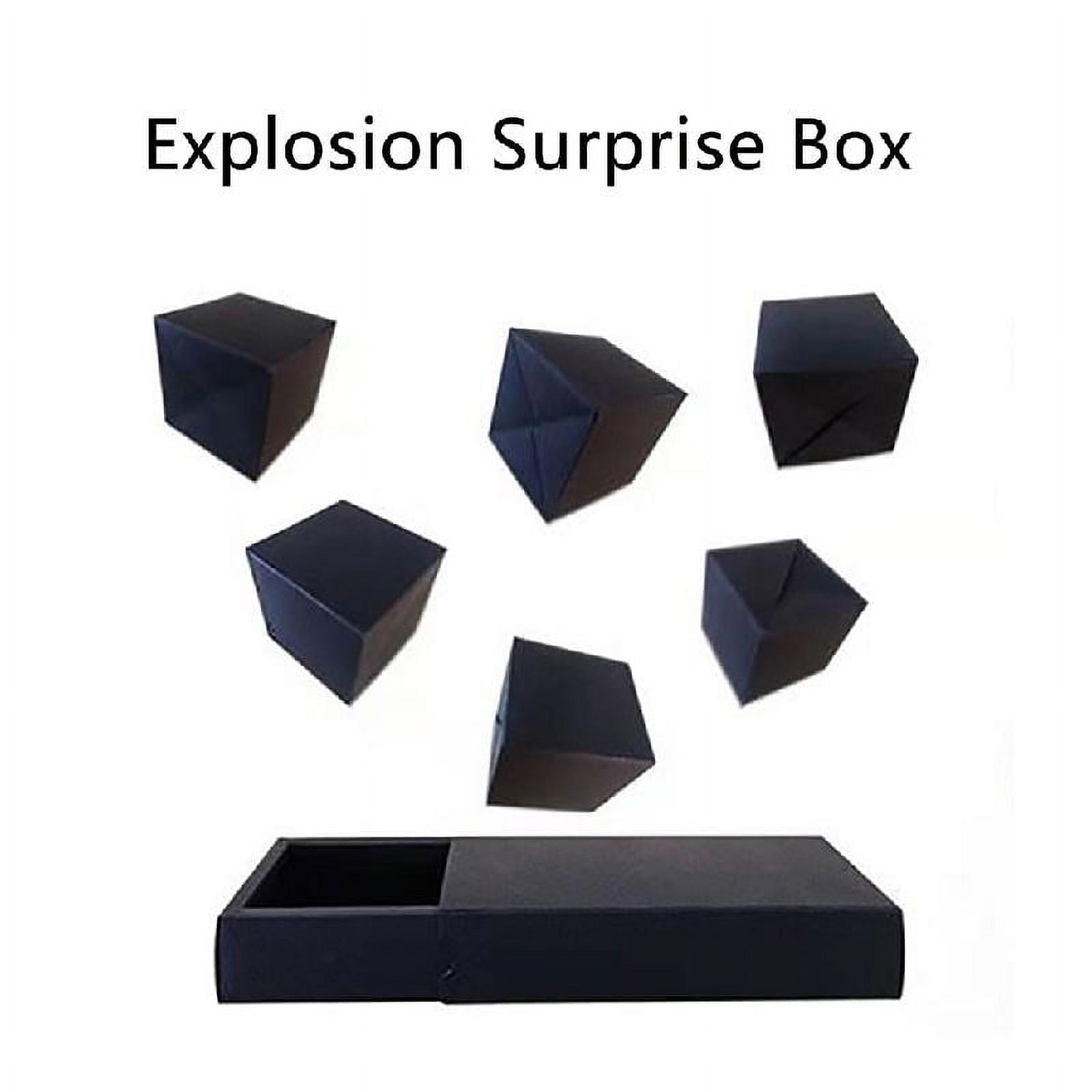 Black Pops Up Explosion Box DIY Gift Box Photo Album Scrapbook Jump ...