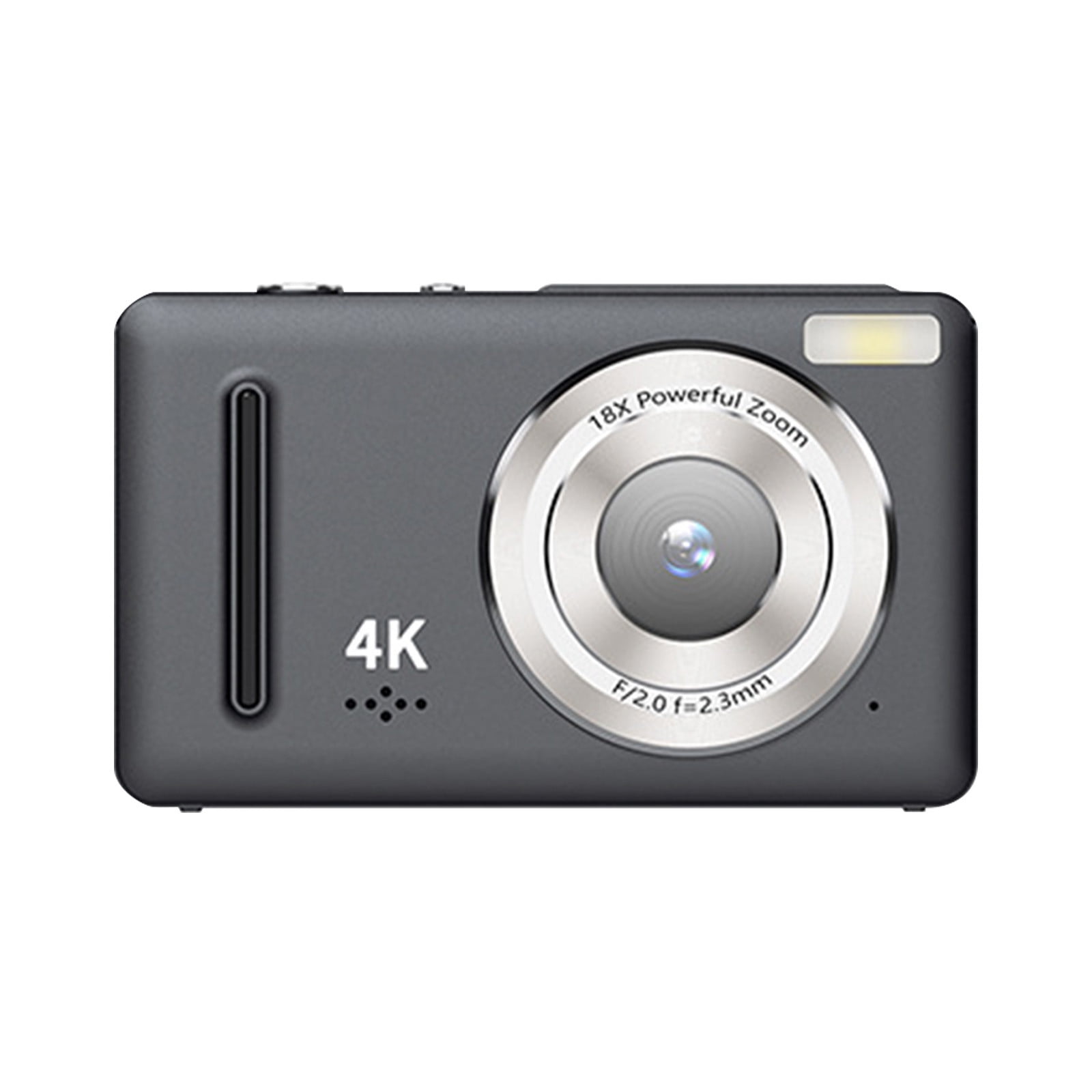 Black Portable Digital Camera Compact Camera 2.4 Inch Screen 18X ...