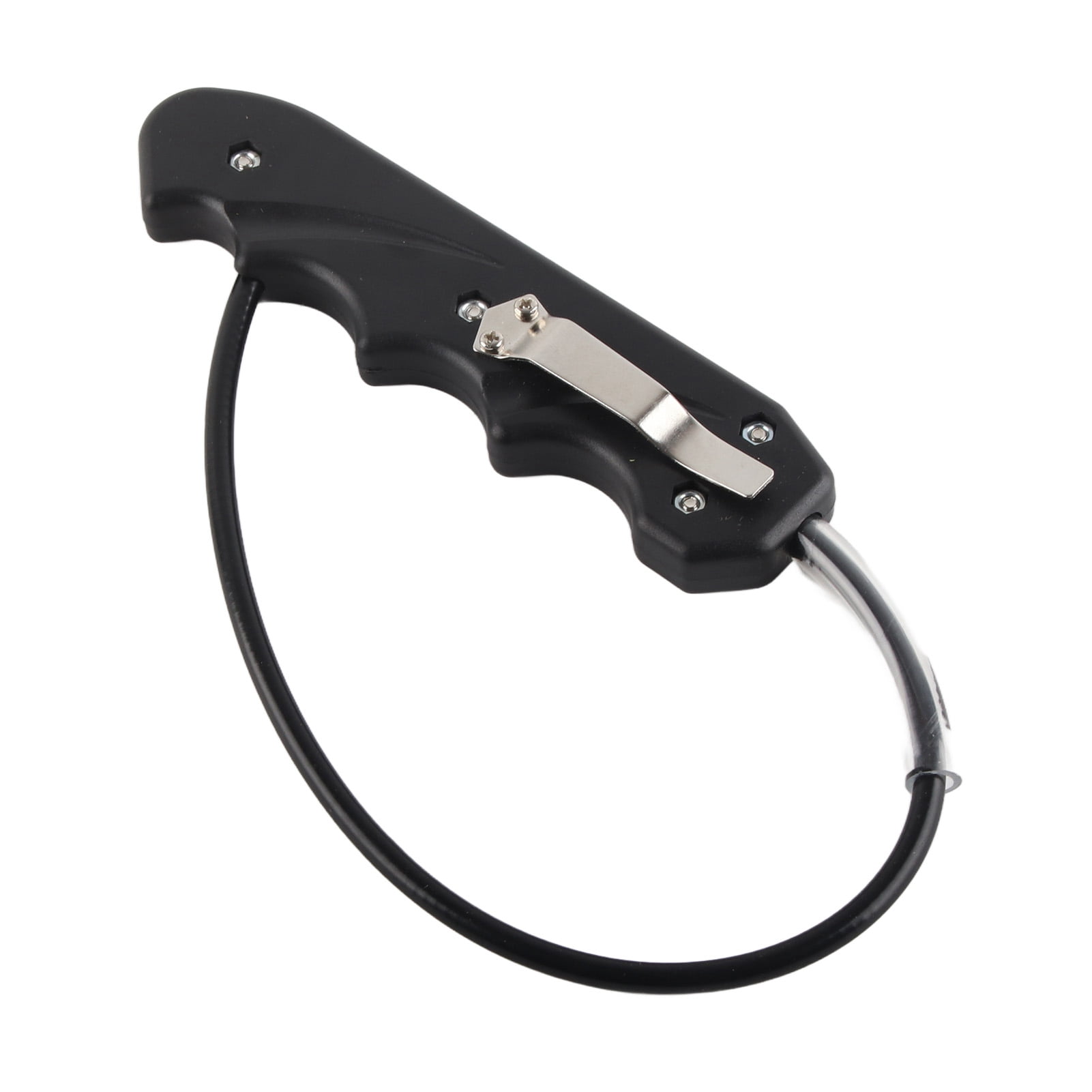 Black Portable Whip ABS Handle Stainless Steel Rope Lightweight ...