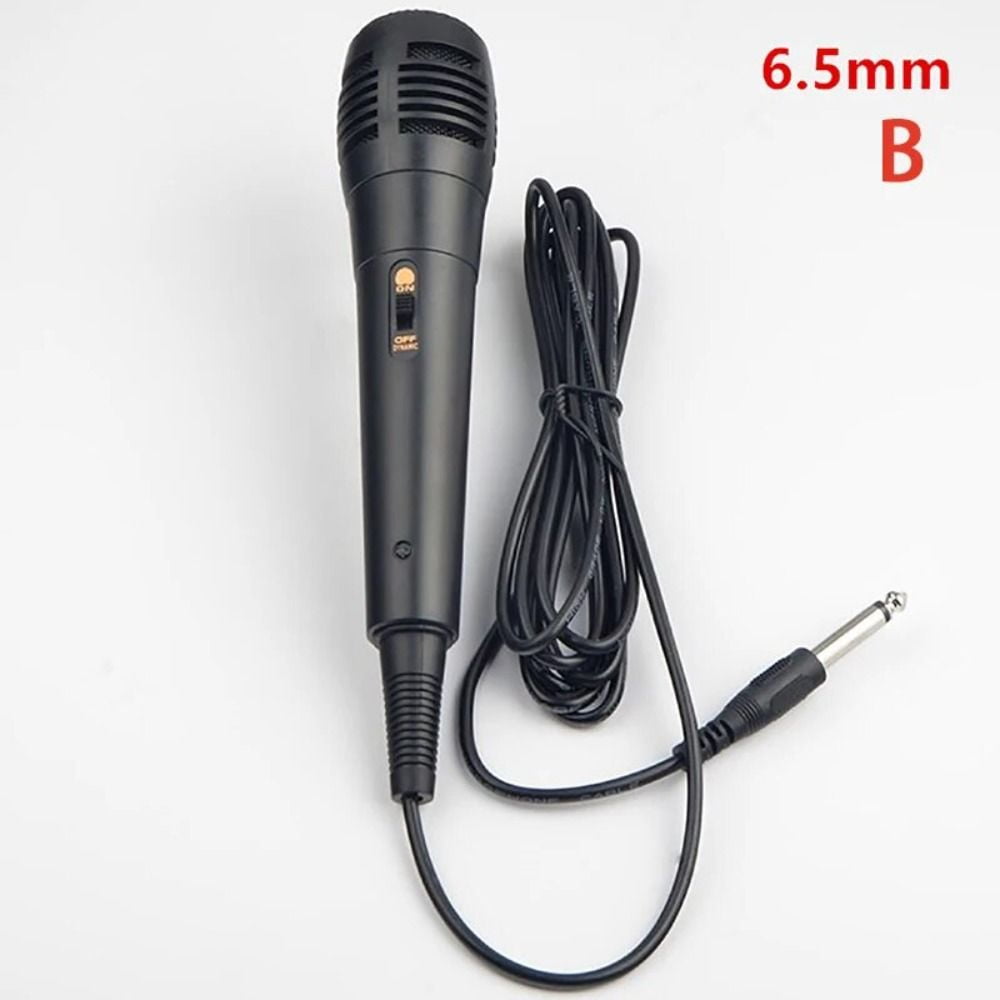 Black Portable Wired Karaoke Recording Dynamic Microphone Professional ...